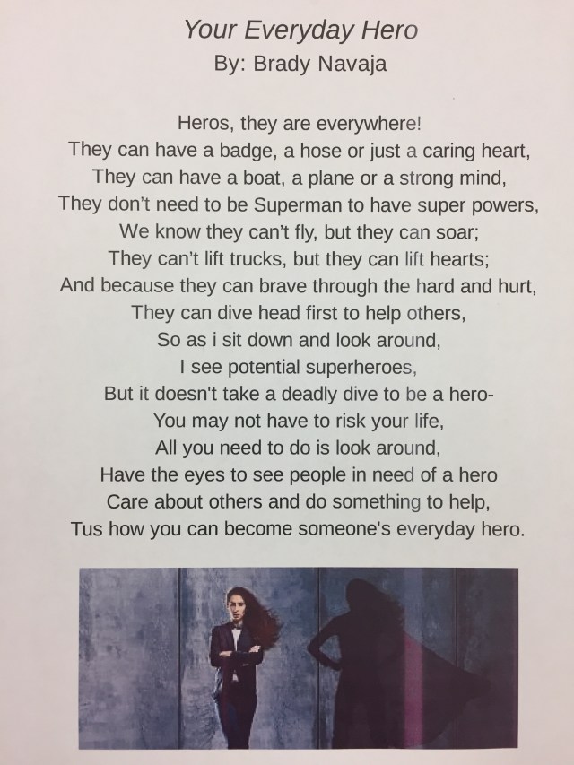 Poetry Lessons: Hero Poems, “Heroes Around Me” | kidsbook friends